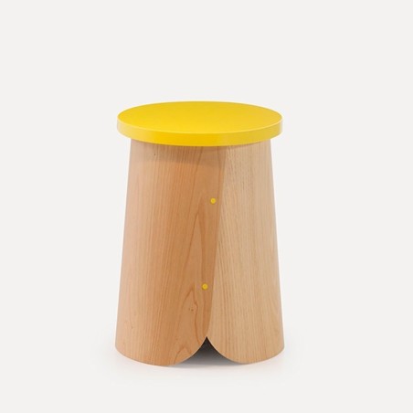 TAburete bajo madera Tb de Sancal - Montiel