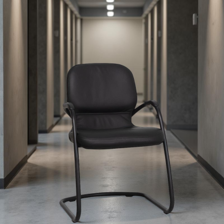 Silla Confidente Piel Sensor de Steelcase - Montiel