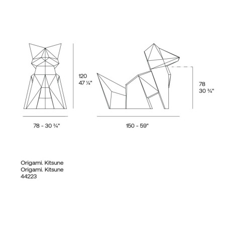 Origame Kitsune Fox de Vondom - Montiel