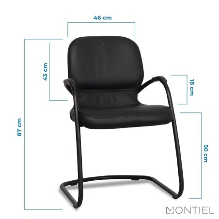 Silla Confidente Piel Sensor de Steelcase - Montiel